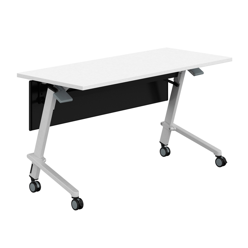 Modern foldable training table with casters, modern foldable training ...